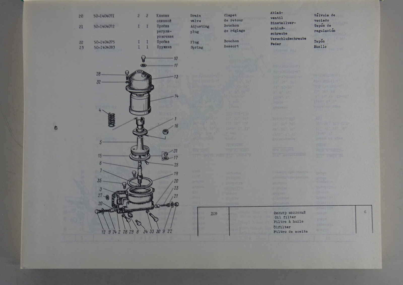 Teilekatalog / Ersatzteilliste Belarus KM3-6KM Stand 1989 | PK-Buch