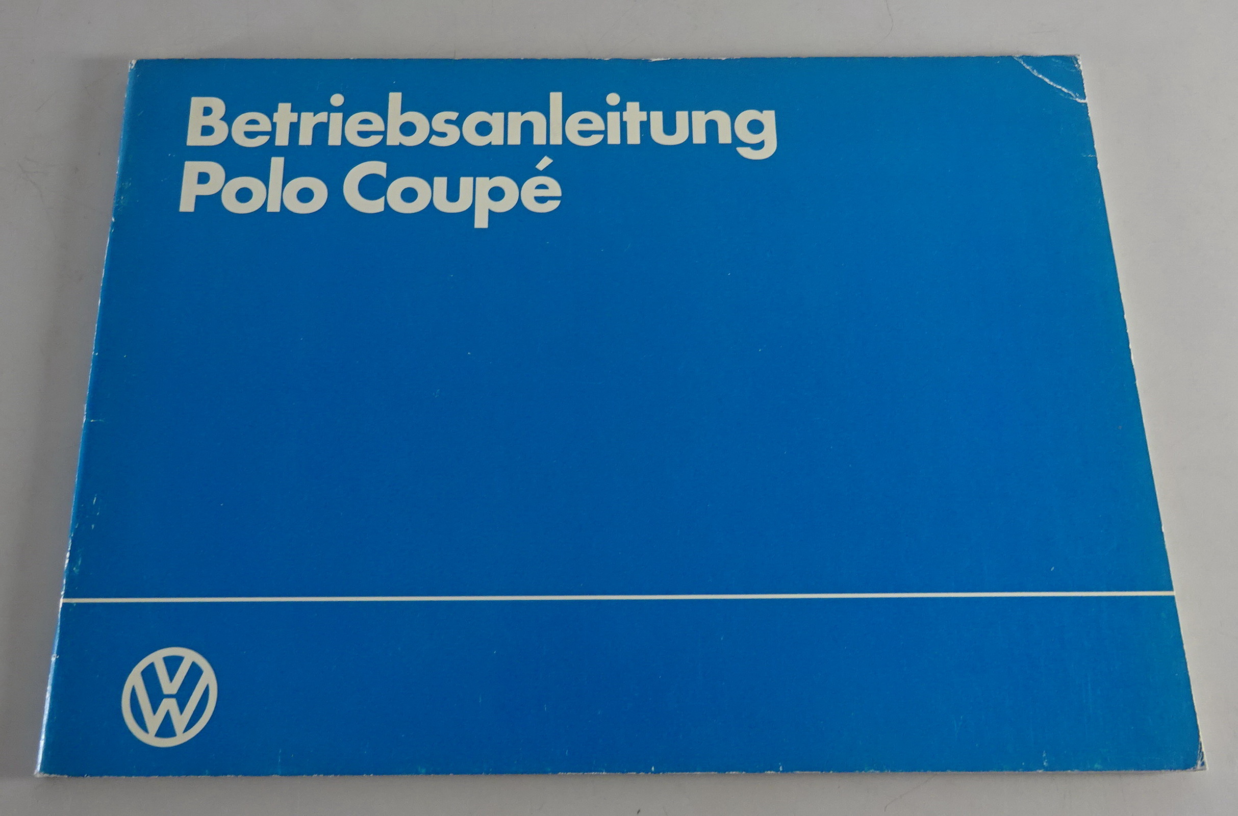 Betriebsanleitung / Handbuch VW Polo 2 / II Coupe Typ 86c Stand 07/1983 ...