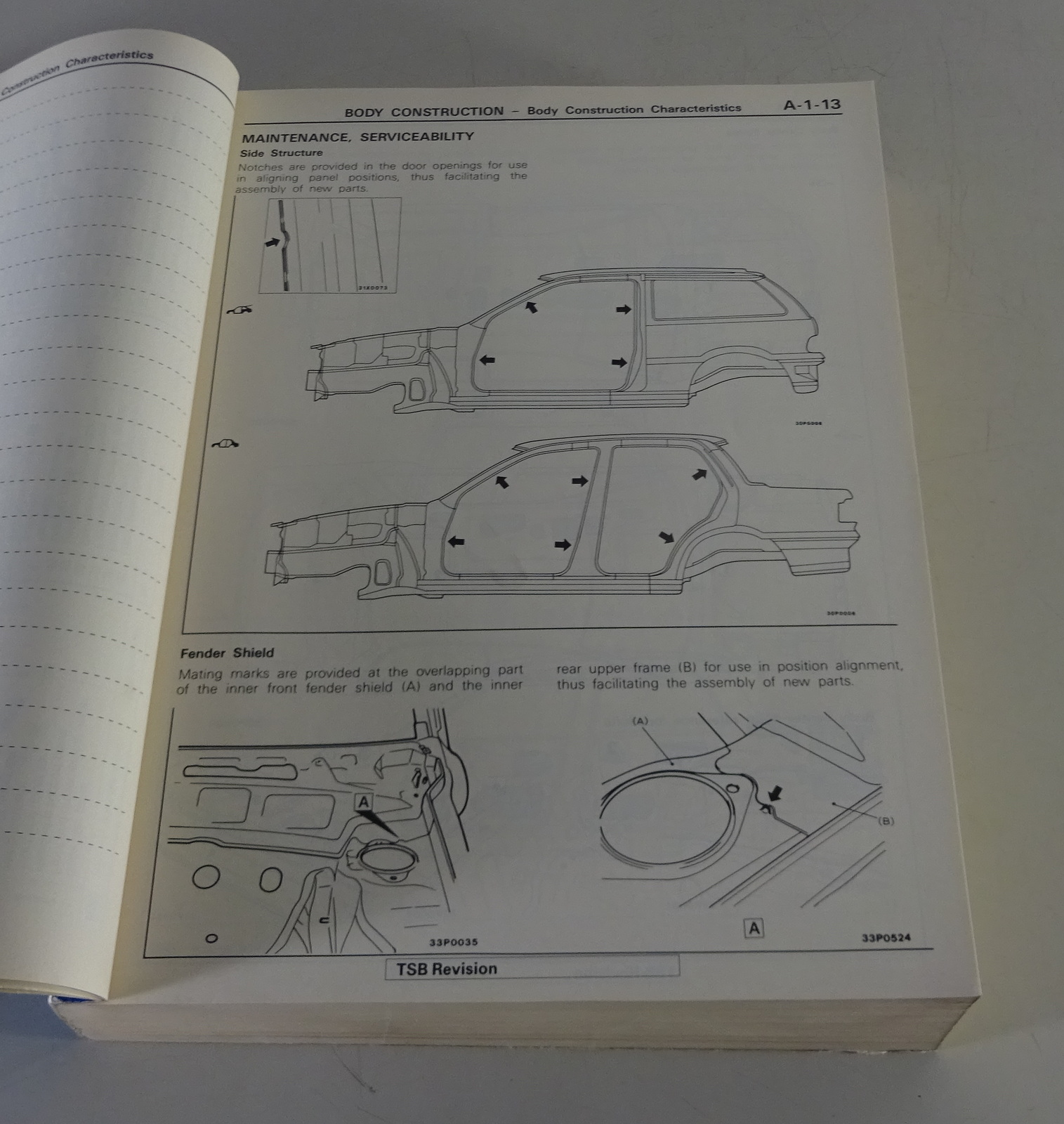 Workshop Manual Body Mitsubishi Truck, Van Wagon, Sigma V6, Galant ...