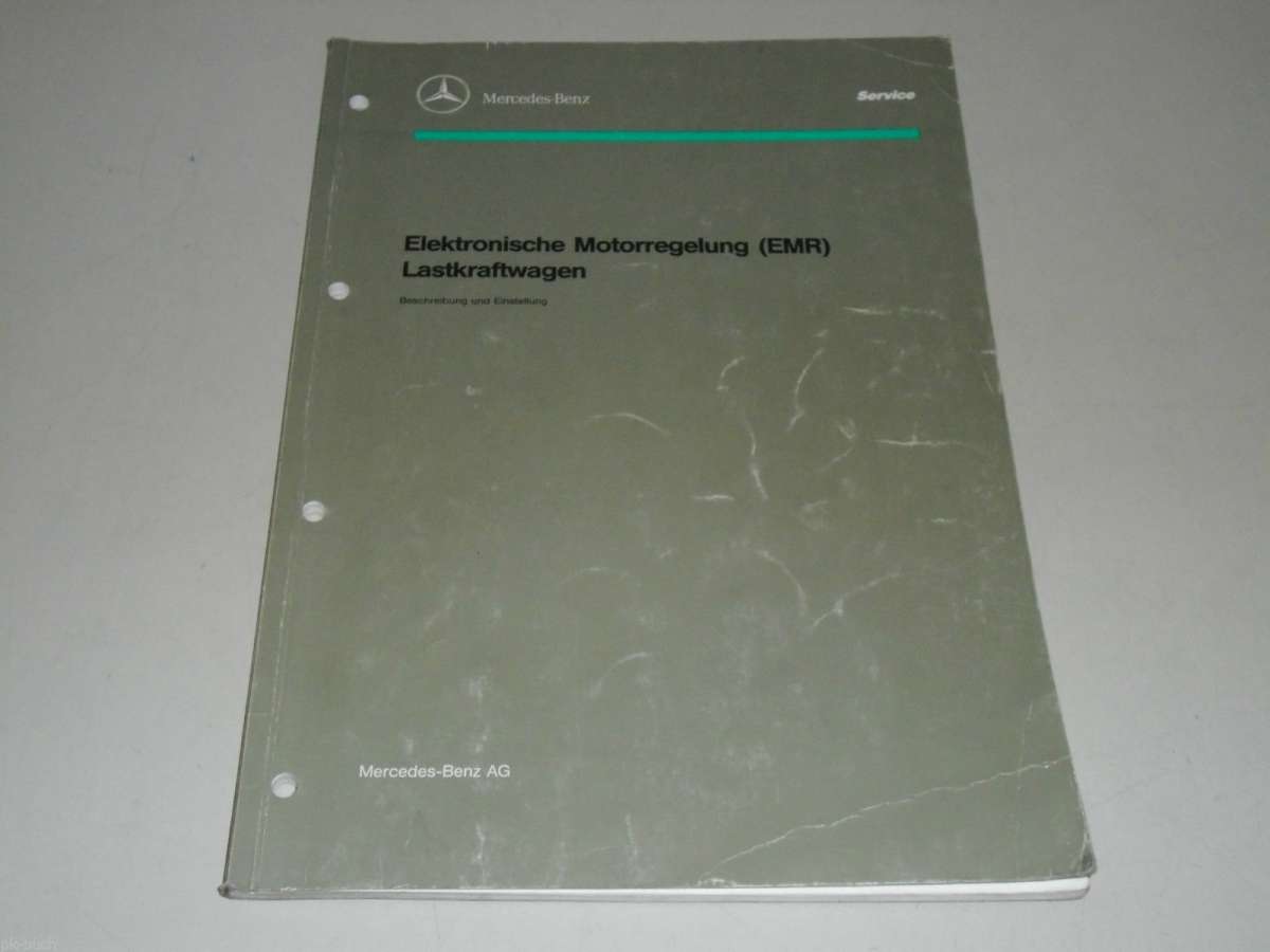 Werkstatthandbuch Beschreibung Mercedes Benz LKW Elektronische ...