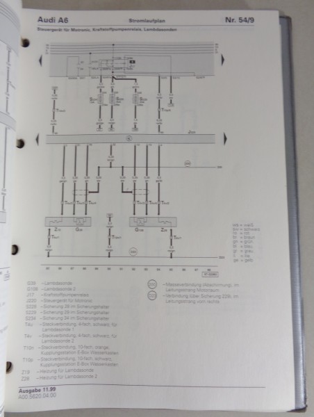 Werkstatthandbuch Stromlaufpläne Schaltpläne Elektrik Audi A6 C5 Typ 4B ... Werkstatthandbuch Stromlaufpläne Schaltpläne Elektrik Audi A6 C5 Typ 4B ...