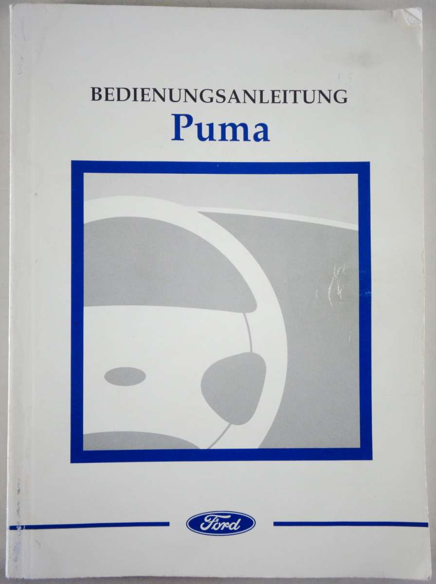 Betriebsanleitung / Handbuch Ford Puma Stand 04/1997 | PK-Buch