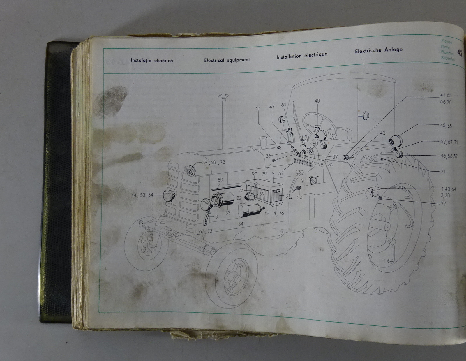 Teilekatalog / Ersatzteilliste UTB U-650 / U-651 Stand 1965 | PK-Buch