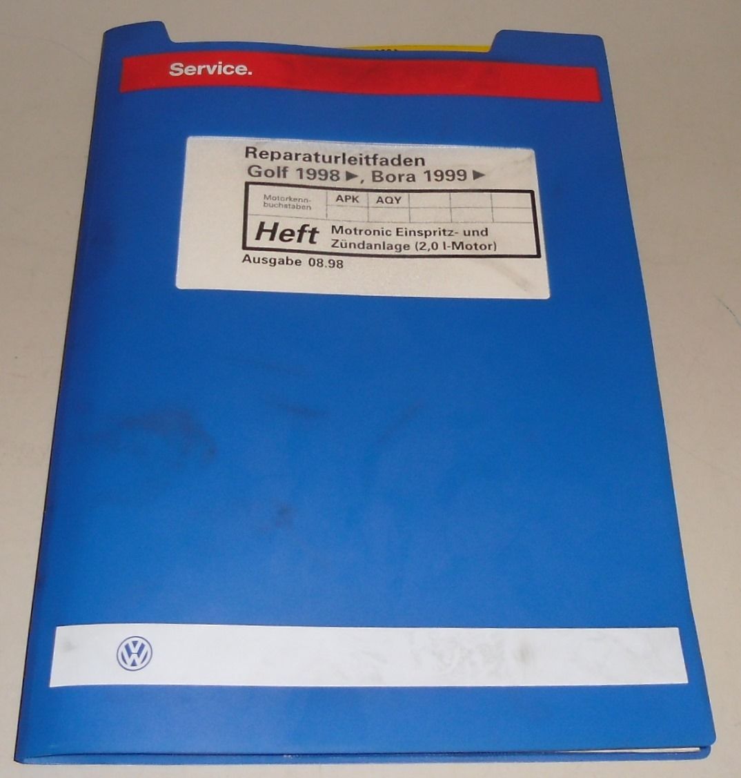 Werkstatthandbuch VW Golf IV, Bora Motronic Einspritz- und Zündanlage 2 ...