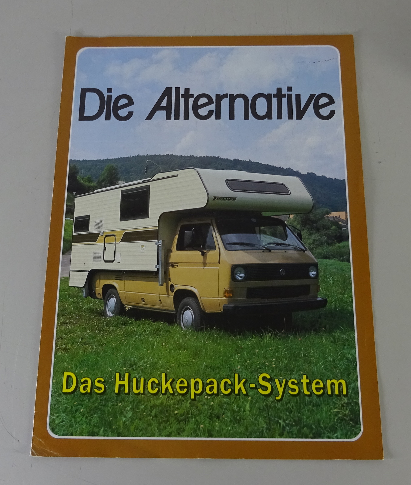 Prospekt / Broschüre VW T3 Wohnmobil - Das Huckepack-System - Die ...