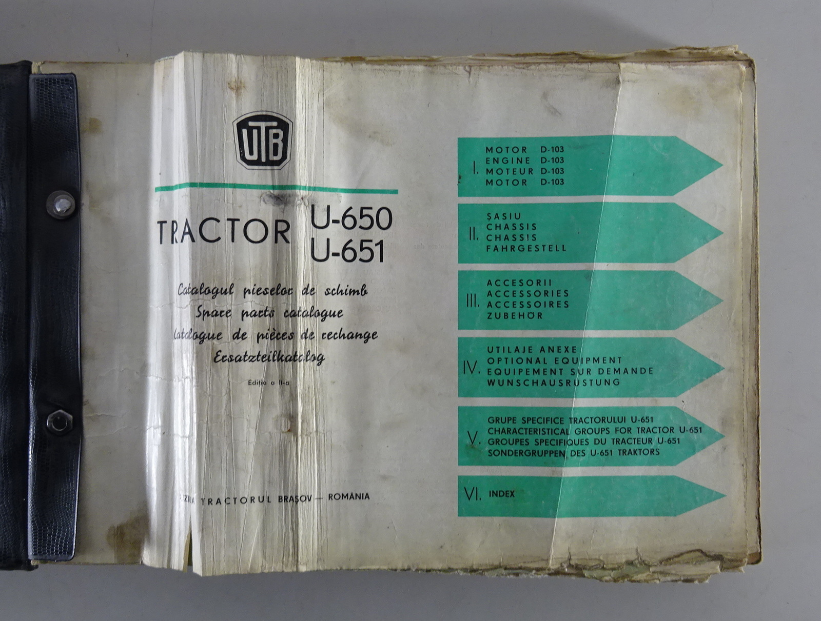 Teilekatalog / Ersatzteilliste UTB U-650 / U-651 Stand 1965 | PK-Buch