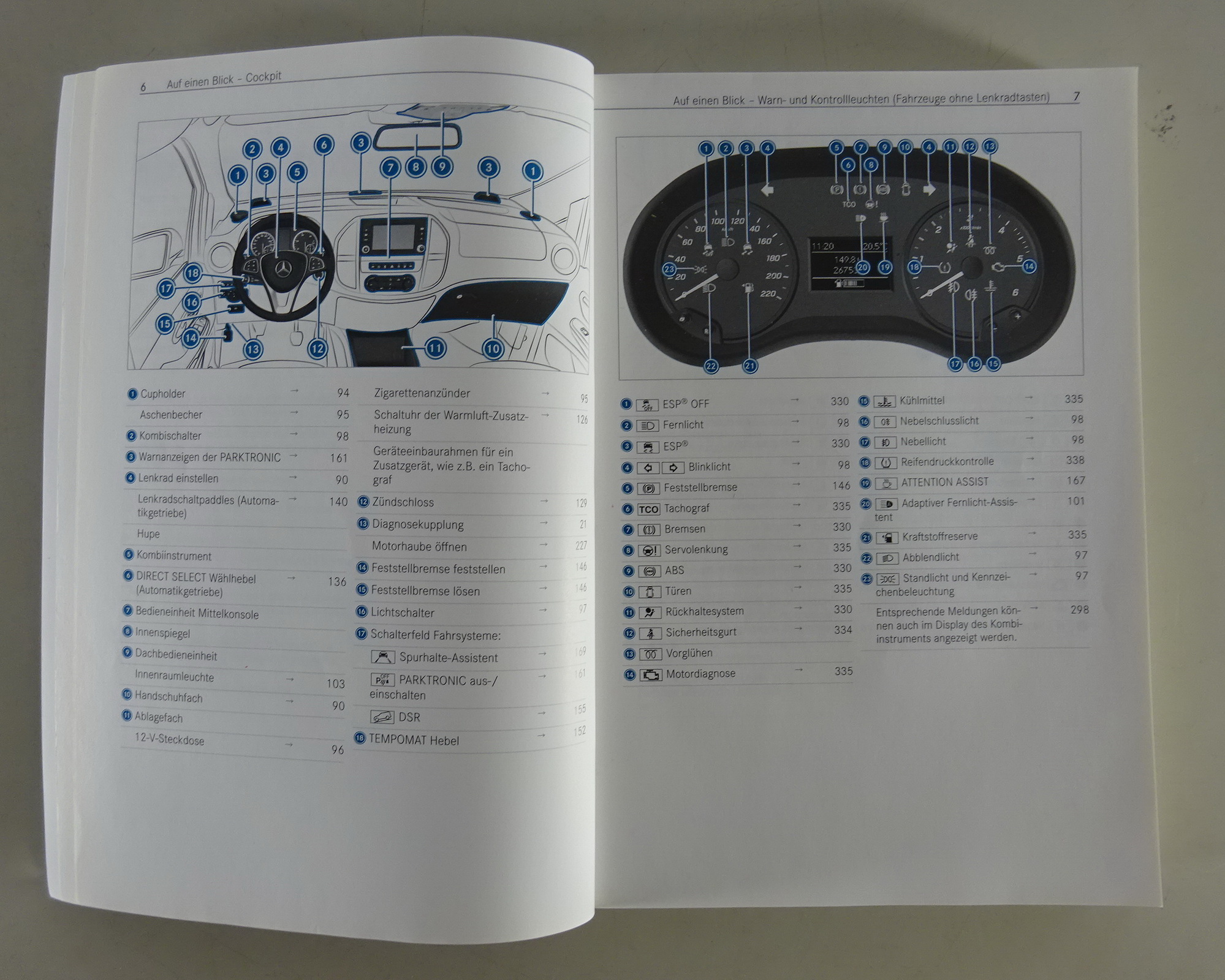Betriebsanleitung / Handbuch Mercedes-Benz Vito Baureihe W447 Stand 05/ ...
