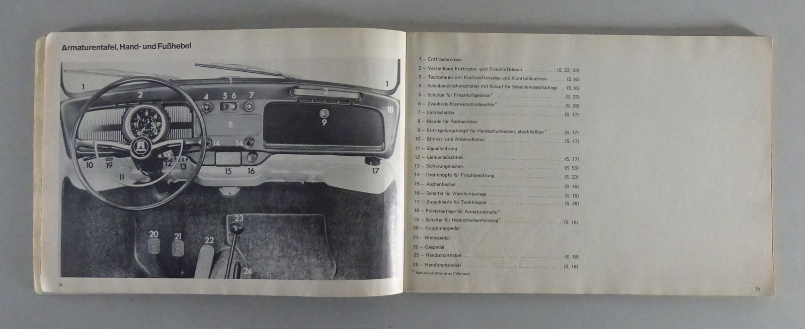 Betriebsanleitung / Handbuch VW Käfer 1300 / 1200 von 08/1970 | PK-Buch